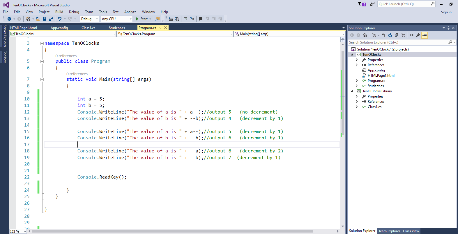 C#- Programming Guide | Starting Phase Learning(7) - tenOclocks